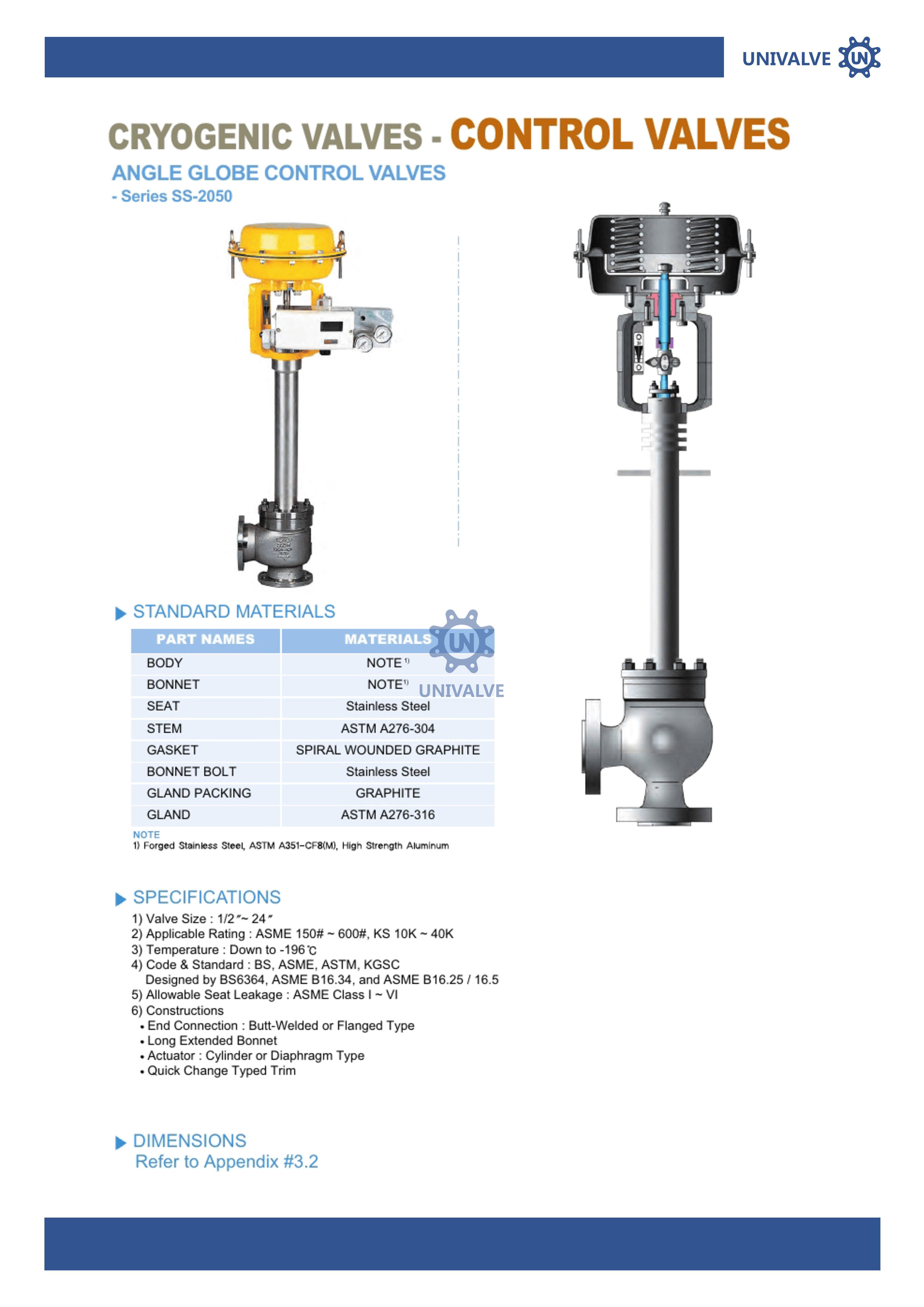 Marine Cryogenic Flow Control Valve Flange Type LNG SYSTEM from China ...